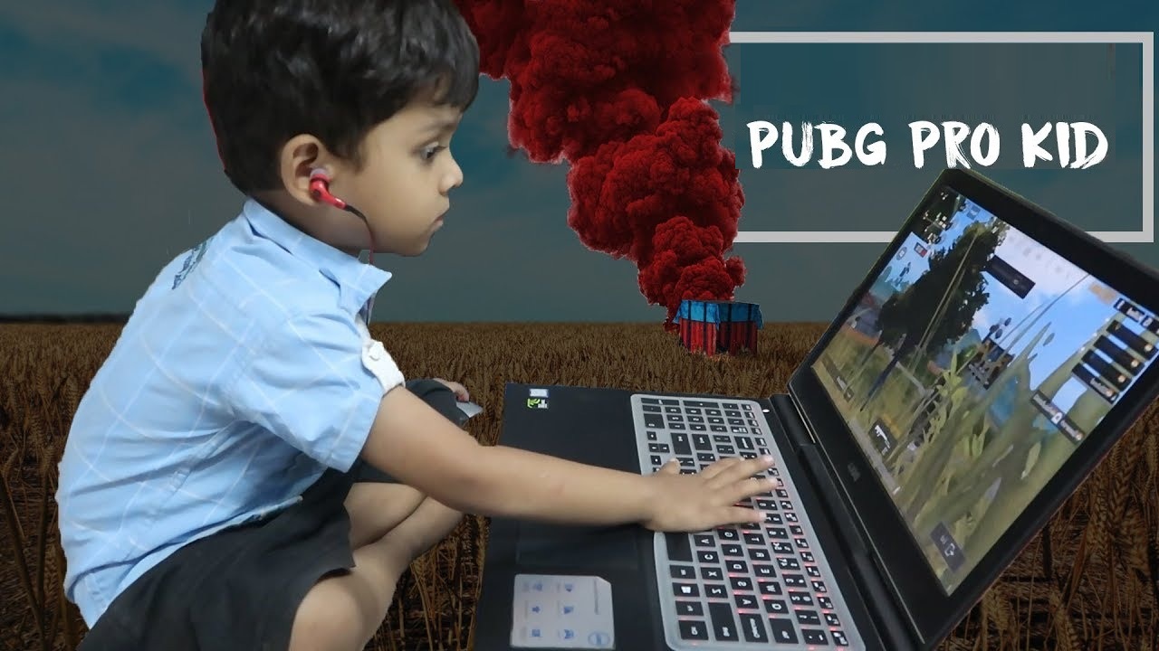PUBG Addicted: 3 years old kid playing PUBG on Android Emulator